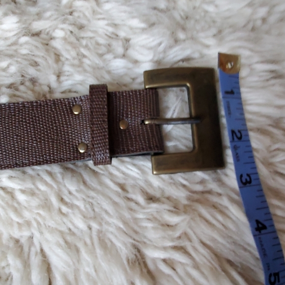 Accessories | Textured Chocolate Brown Belt | Poshmark